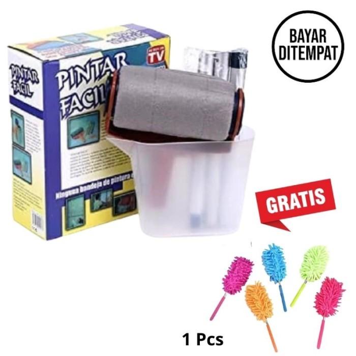 Jual Roller Alat Cat Pintar Facil Paint Peralatan Set Kuas Rol Cat ...