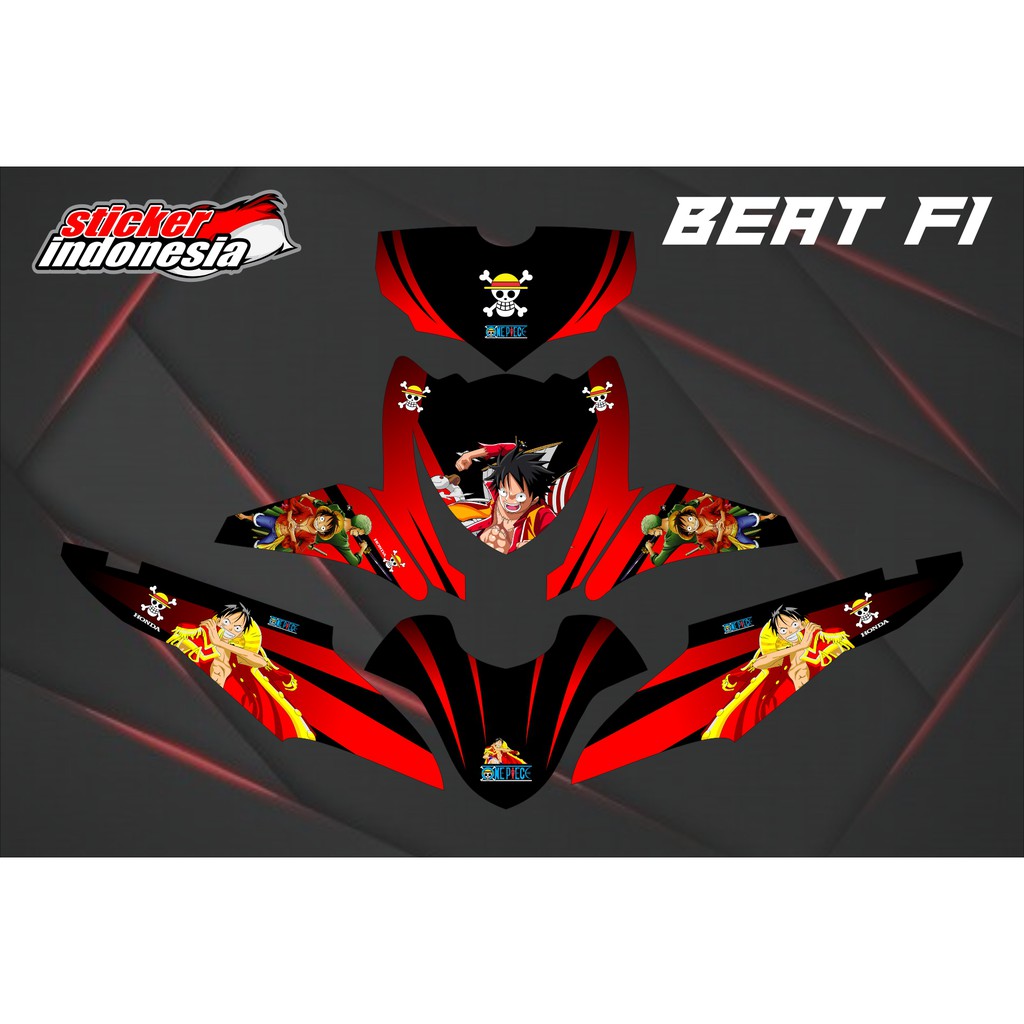Jual Sticker Striping DECAL BEAT FI 2013 2014 2015 Lama Variasi Lis ONE ...