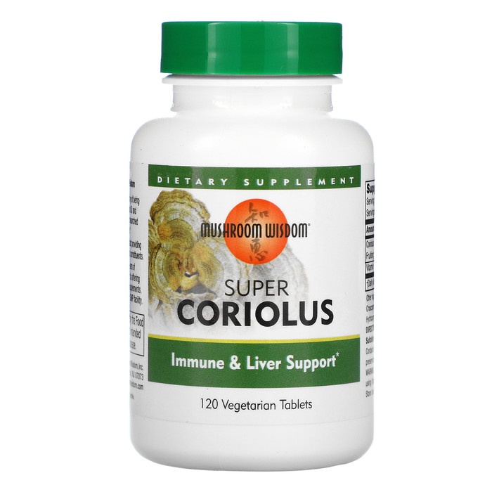 Jual Mushroom Wisdom Super Coriolus 120 Tablets | Shopee Indonesia