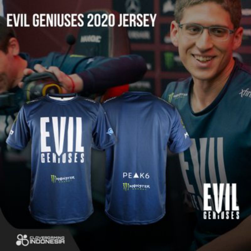 Jual JERSEY EVIL GENIUSES GAME DOTA 2 FREE NICKNAME | Shopee Indonesia