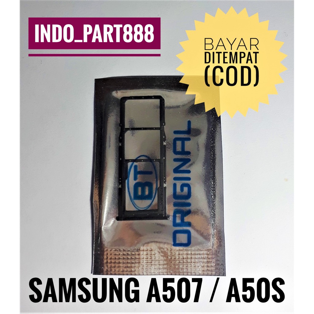 Jual SIMTRAY / SIM LOCK SAMSUNG A507 / A50S / HITAM | Shopee Indonesia