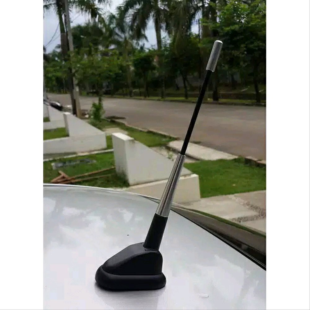 Jual antena ANTENNA tempel atas variasi mobil universal twotone silver ...