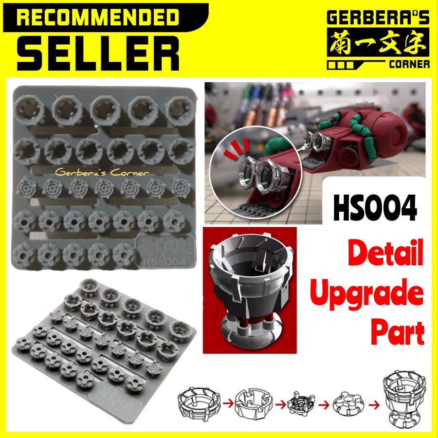Jual Detail Upgrade Parts HS004 Custom Detailing Gundam Plaplate ...