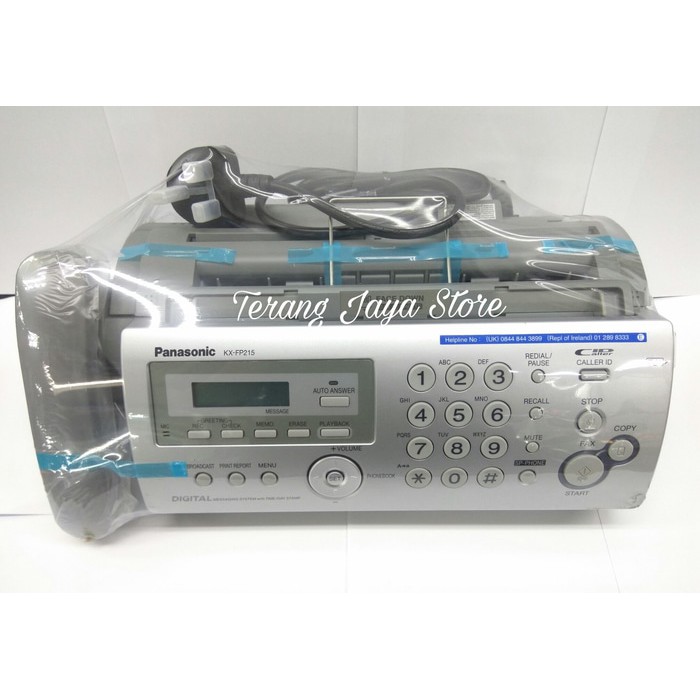 Jual Mesin Fax Panasonic KX-FP215 (Silver) Mesin Fax Plain Paper KX-FP215 | Shopee Indonesia
