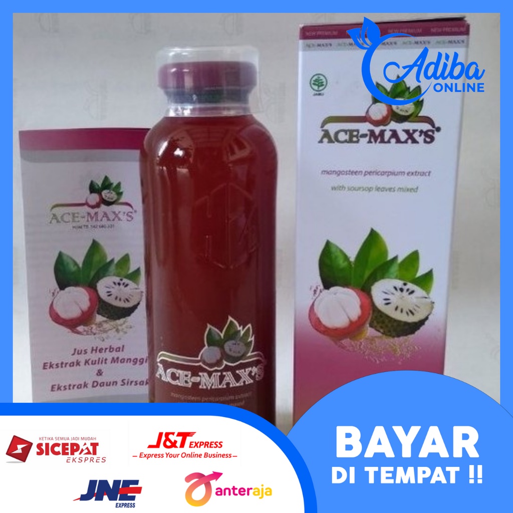 Jual Ace Maxs Minuman Ekstrak Kulit Manggis Dan Daun Sirsak Memperkuat Daya Tahan Tubuh - 350ML ...