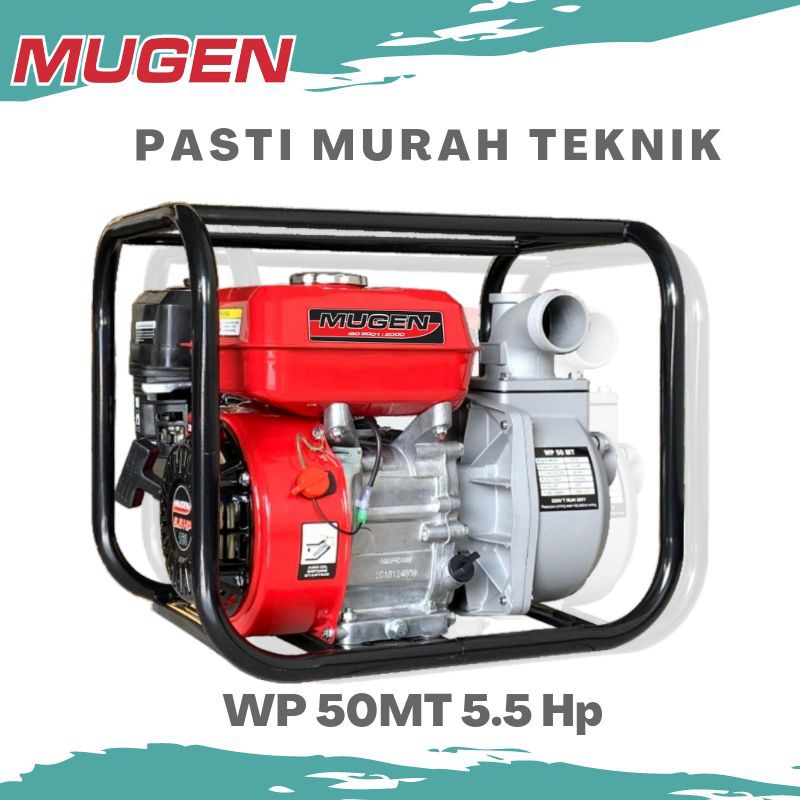 Jual MUGEN WP50MT Mesin Pompa Air Gasoline Water Pump 2Inci 5.5 Hp ...