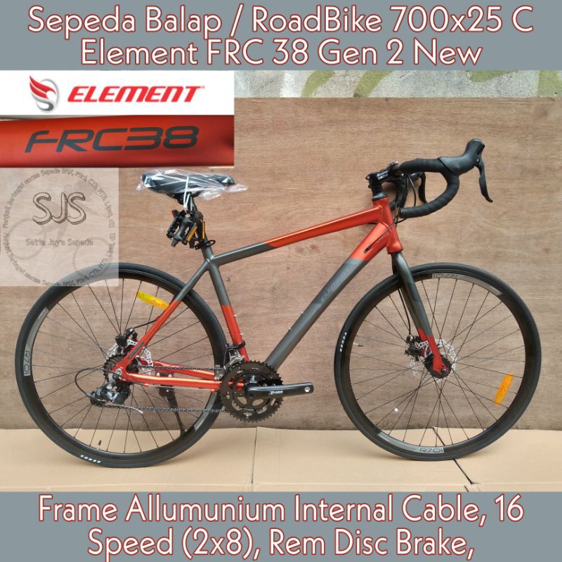 Jual Sepeda Balap / RoadBike 700 x 25 C Element FRC 38 Gen 2 New Alloy ...