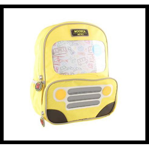 Jual MOOSCA BUS BACKPACK BLAZING YELLOW / TAS RANSEL ANAK BIS KUNING ...