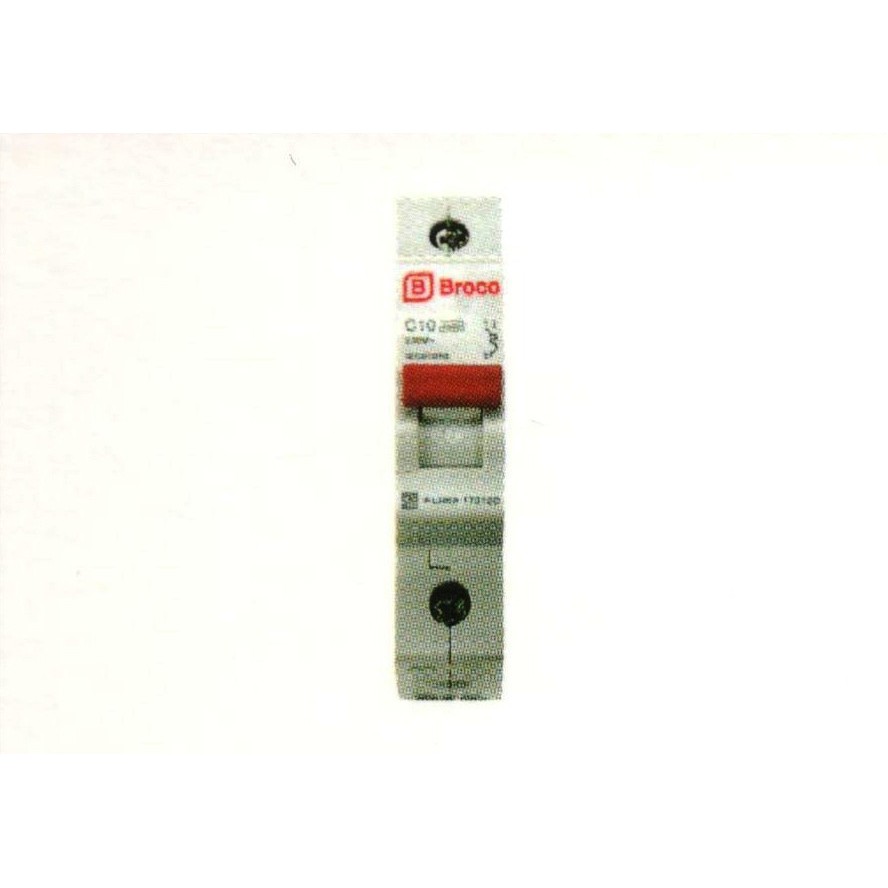 Jual MCB 1P -10A Broco 17310C (10 Ampere, 17310 C 1P 10A) | Shopee ...