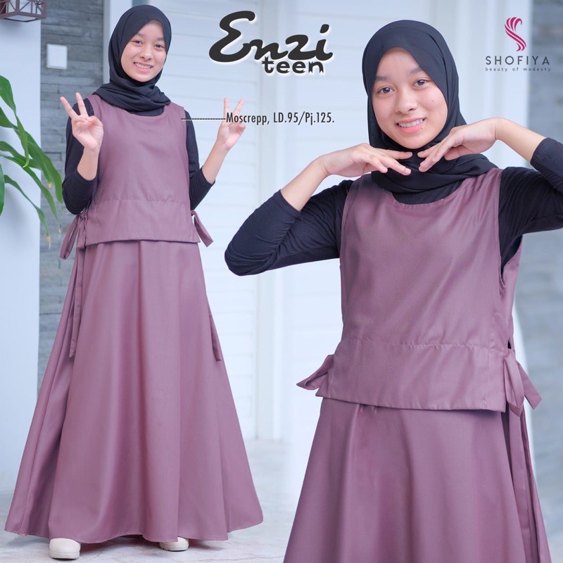 Jual [NEW] ENZY TEEN & KIDS SET (INNER+OUTER) ORIGINAL BY SHOFIYA ...