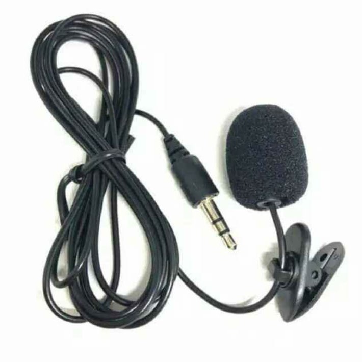Jual Mic Clip On Microphone Untuk Hp Bisa rekam tanpa splitter | Shopee ...