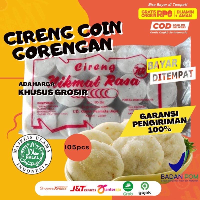 Jual Cireng praja koin isi 105bjcireng nikmat rasa isi 105 bj | Shopee ...