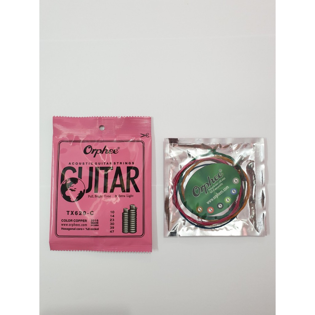 Jual Senar Gitar Akustik String Merk Orphee Ukuran 0.10 WARNA (COLOR ...
