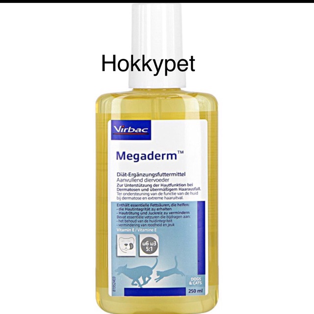 Jual VIRBAC MEGADERM 250ml/Vitamin Bulu Anjing&kucing Botol 250ml ...