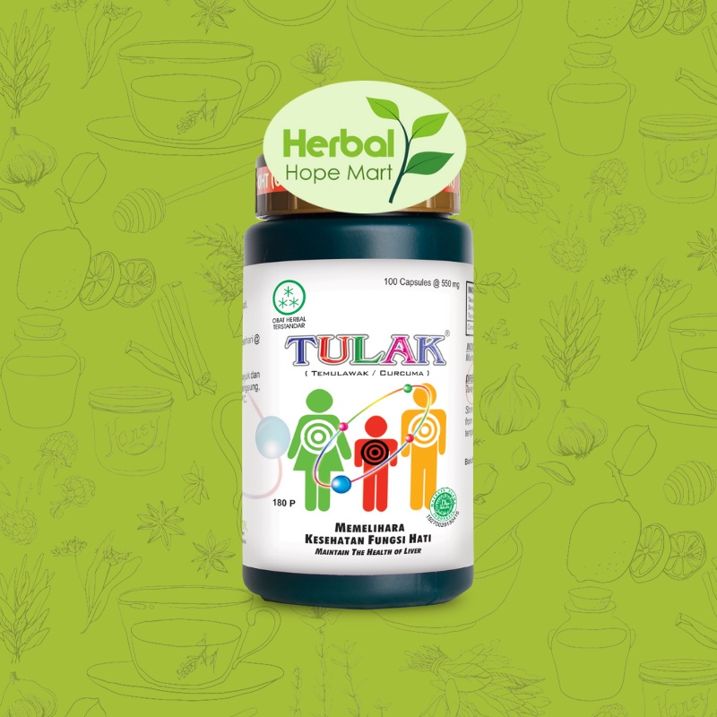 Jual Tulak 100 Kapsul - Ekstrak Temulawak Untuk Menjaga Kesehatan Hati ...