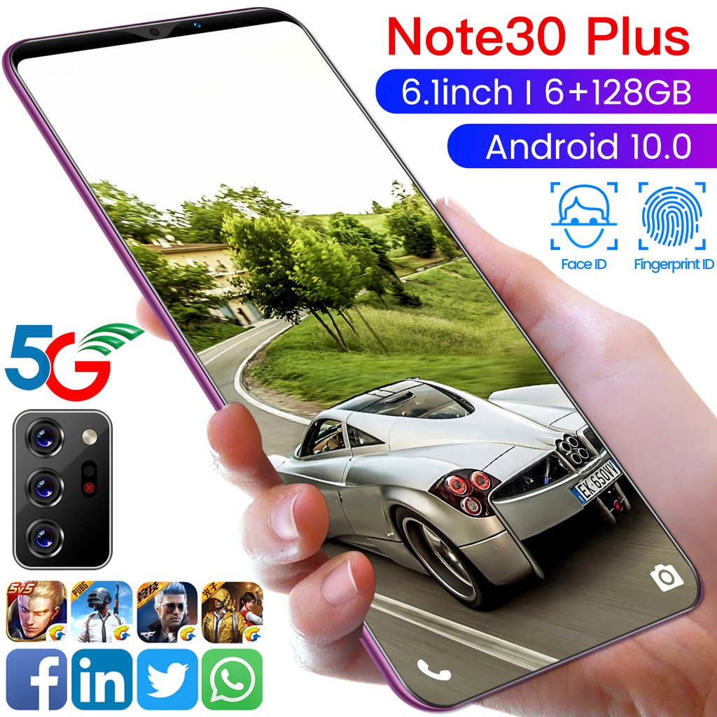 Jual Hp murah Note 30 Plus RAM 6GB+128GB Android 9.1 4800mah 6.1 Inchi ...