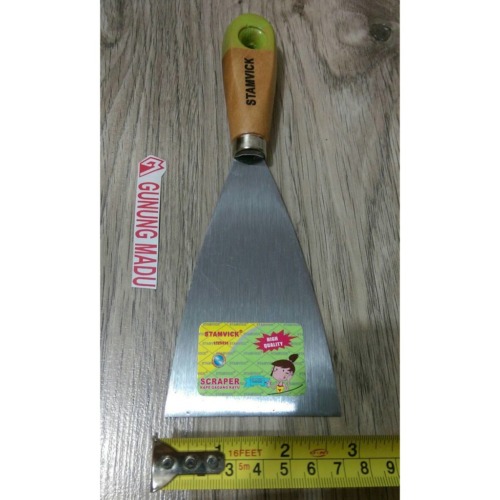 Jual KAPE GAGANG 3" / PENGERUK KEROKAN KERUKAN CAT | Shopee Indonesia