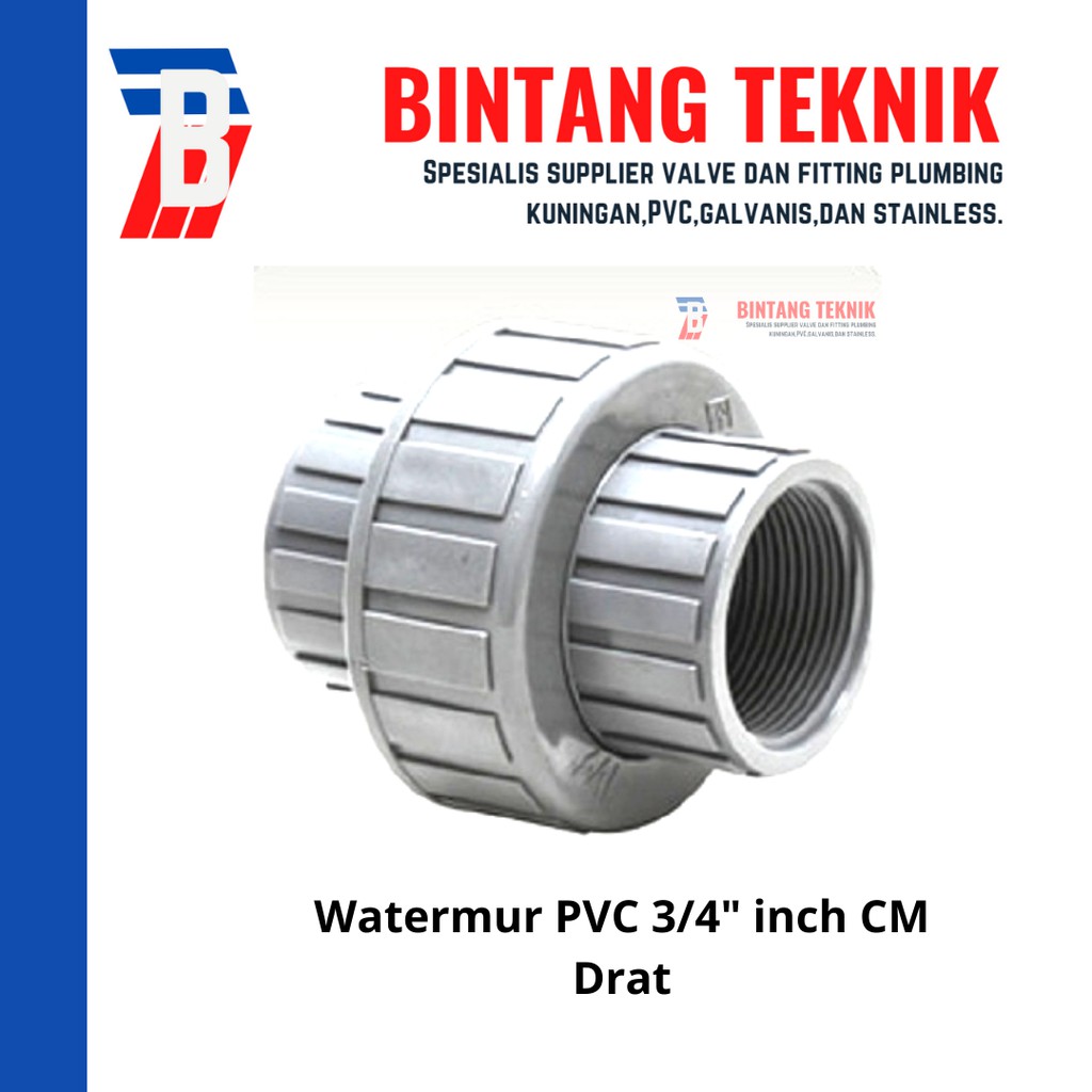Jual Watermur PVC 3/4" inch CM (Drat) | Shopee Indonesia