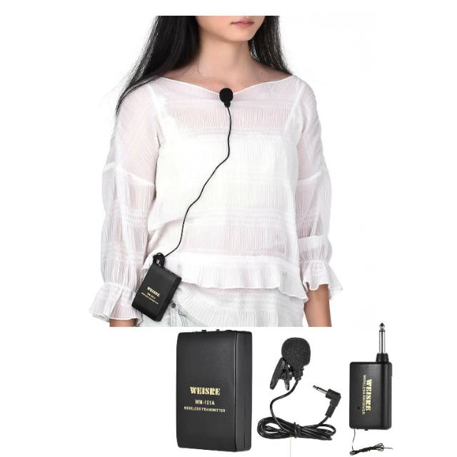 Jual Mic Wireless Transmitter & Receiver Professional Microphone ...
