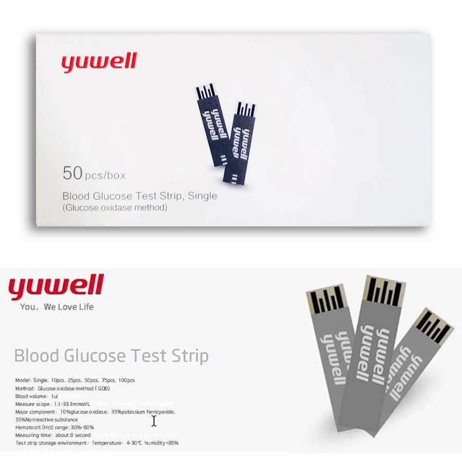 Jual STRIP TEST GLUCOSE ALAT BLOOD GLUCOSE TEST STRIP STRIP TES GULA ...