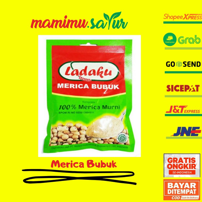 Jual LADAKU MERICA BUBUK BUMBU MASAK DAPUR PENYEDAP RASA MAKANAN SAYUR ...