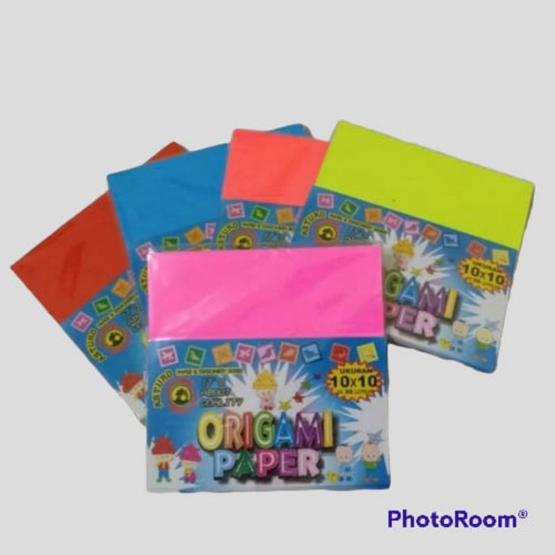 Jual Asturo origami paper/ kertas lipat ukuran 10x10 isi 50 lembar ...