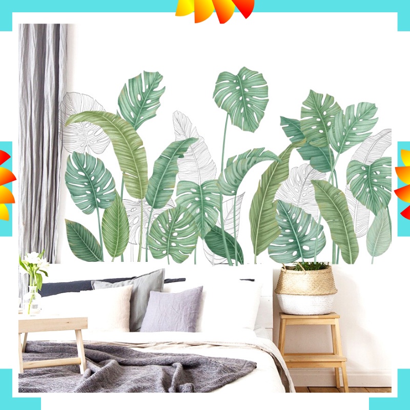 Jual WALL STICKER STIKER Q 45 DINDING WALLSTICKER WALLSTIKER DAUN ...