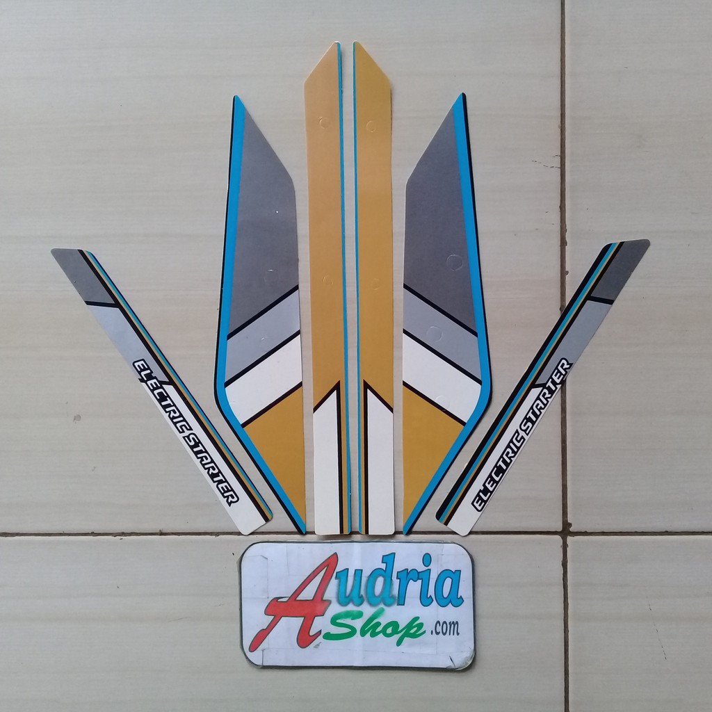 Jual Stiker Striping Motor Honda Astrea Prima Electric Starter 1991 Abu ...
