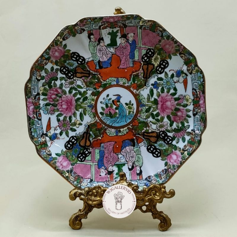 Jual Vintage Family Rose Porcelain Plate/piring keramik antik/piring ...
