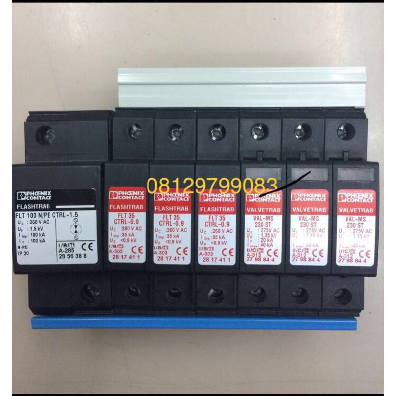 Jual Arester arrester phoenix trabset 7pole penangkal petir trapset ...