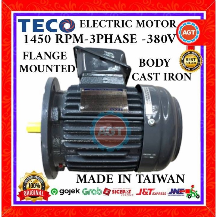 Jual AESV1S 11KW 15HP 3PHASE 4POLE B5 FLANGE TECO ELECTRIC MOTOR | Shopee Indonesia