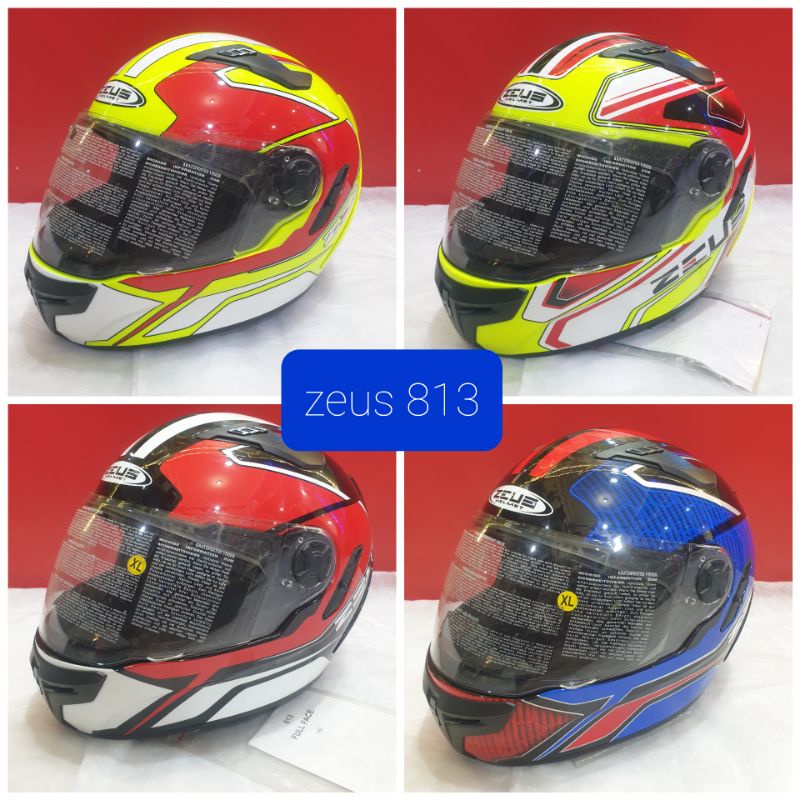 Jual Helm ZEUS 813 Helmet Full Face Double Visor | Shopee Indonesia