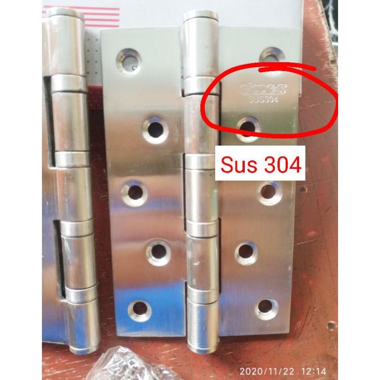 Jual Engsel Stanlis 5 Inc Engsel Pintu Stanlis Steel Engsel Kunci ...