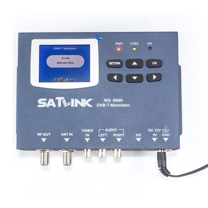 Jual Kiran Satlink Ws-6990 Satlink Meter 1 Route Dvb-T Modulator/ Av ...