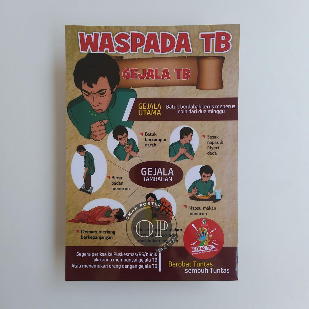 Jual Poster Waspada Tuberculosis - Poster Waspada TB - Poster TBC ...