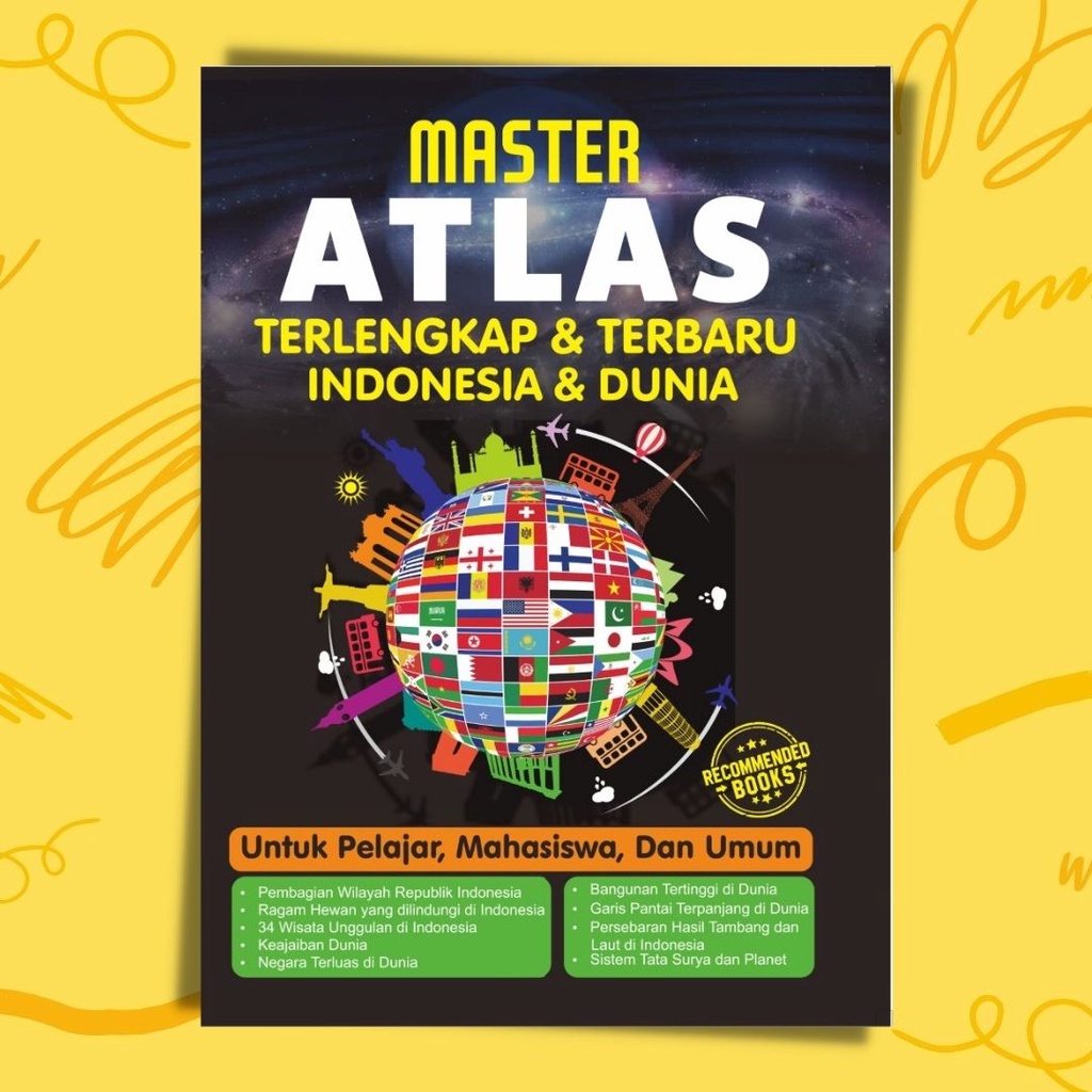 Jual BUKU ATLAS : MASTER ATLAS TERLENGKAP & TERBARU INDONESIA & DUNIA ...