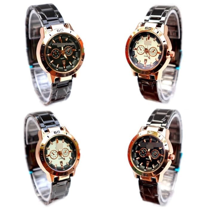 Jual Lalisa Jam Tangan Stainless Impor Dark Crone Tanggal | Shopee ...