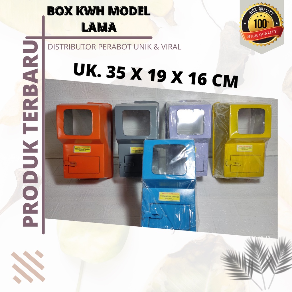 Jual Box Kwh Pascabayar Model Pulsa Box Tutup Meteran / Tutup box Pulsa ...