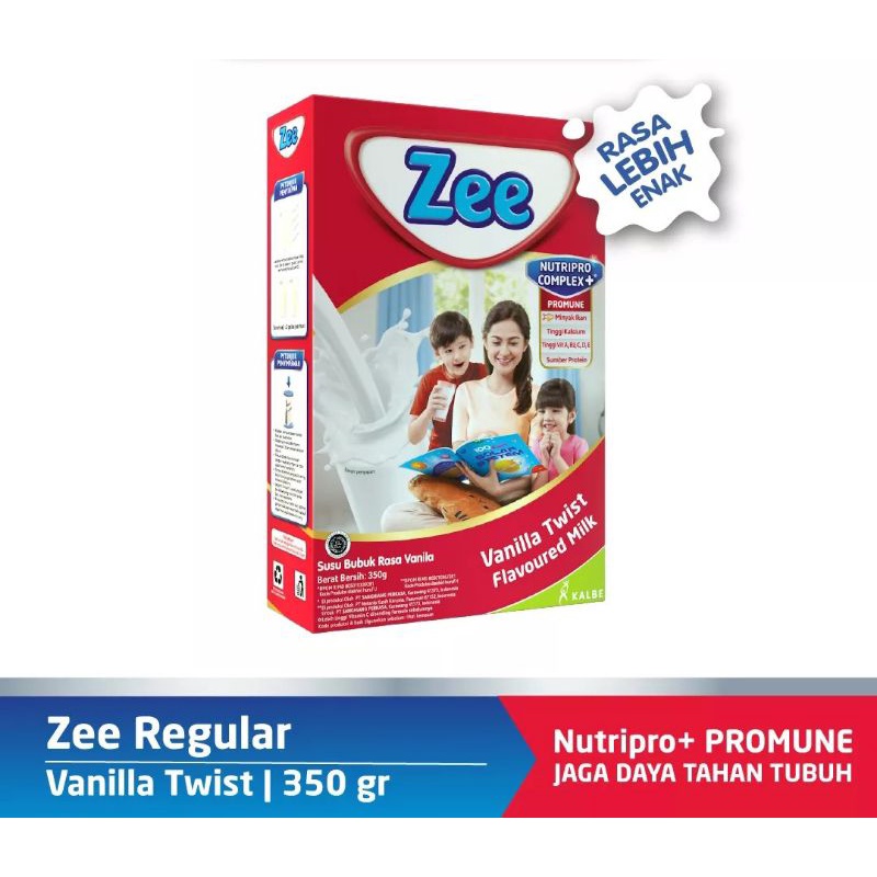Jual ZEE Regular Vanilla 340 gr | Shopee Indonesia