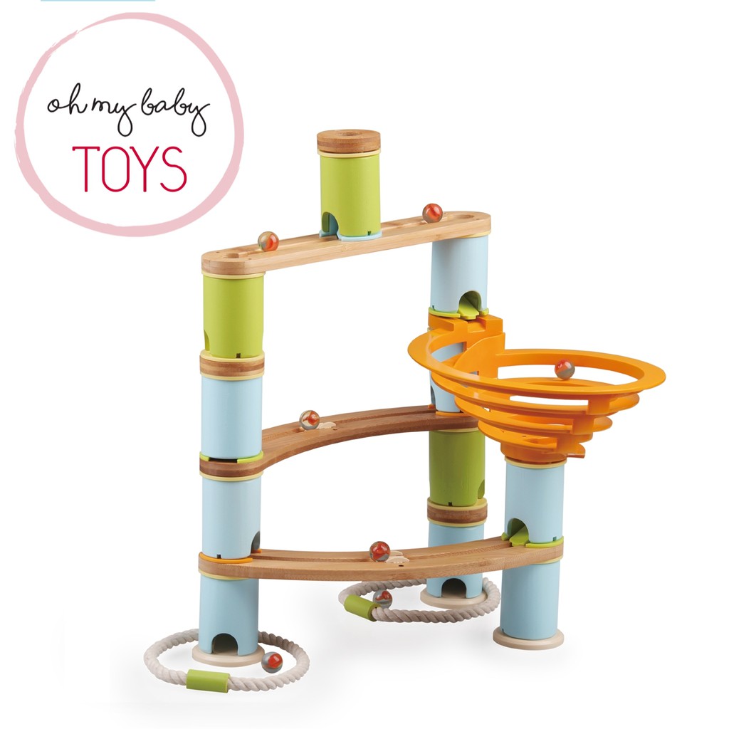 Jual SAMPLE SALE Marble Run: Basic Kit Bamboo Build & Run – Mainan ...