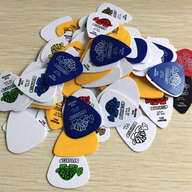 Jual Pick Gitar Dunlop Tortex USA Pemetik Gitar 0.50mm 1.00mm 3.00mm 5 ...