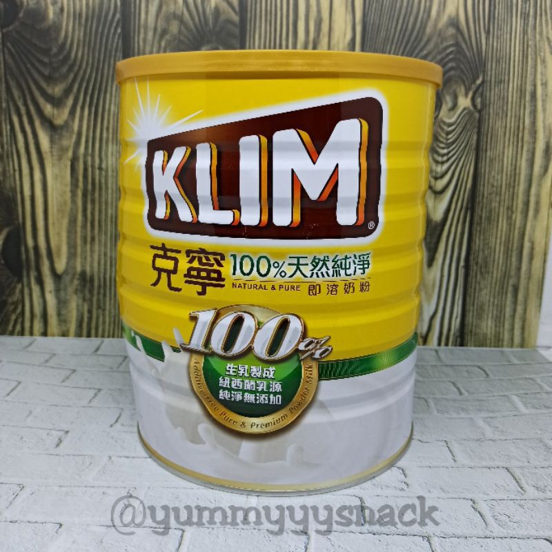 Jual Klim 100 pure no sugar added powder milk impor taiwan susu kaleng ...
