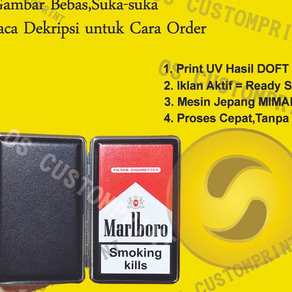 Jual Custom Kotak Rokok atau Tempat Rokok Bahan Kulit | Shopee Indonesia