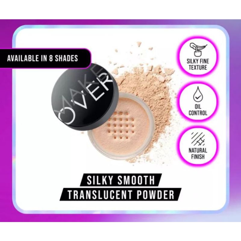 Jual Make Over Silky Smooth Translucent Powder 35 Gram | Shopee Indonesia