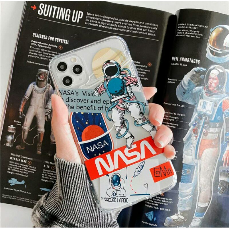 Jual SOFT CASE SILIKON NASA ASTRONAUT iPhone 6 7 8 SE20 plus X 11 Pro ...