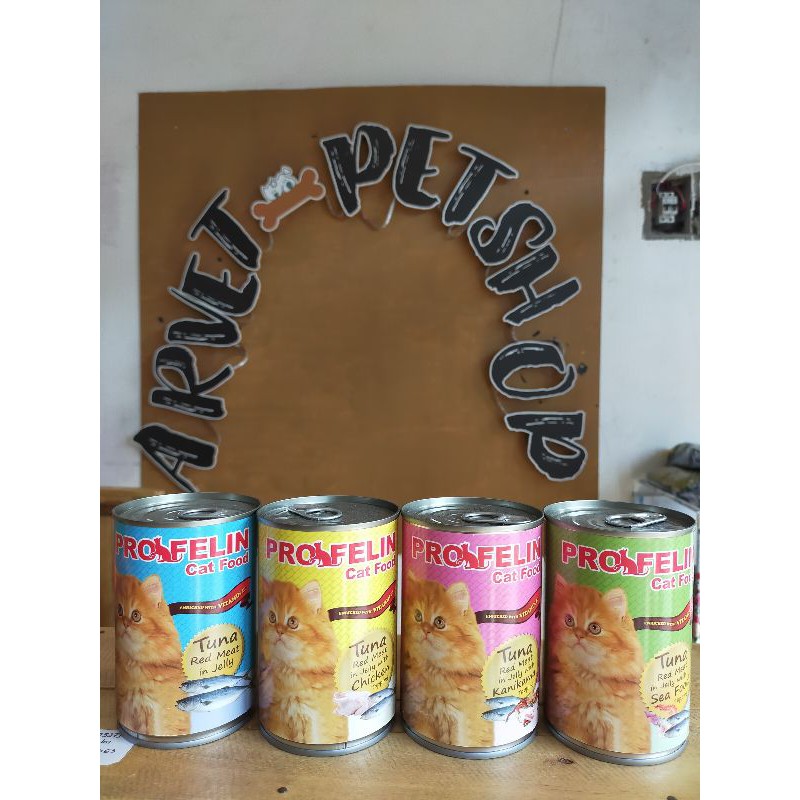 Jual PROFELIN Cat Food | Makanan Basah Kucing Kemasan Kaleng 400 Gram ...