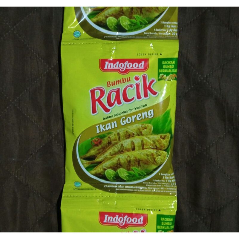 Jual Indofood Bumbu Racik Ikan goreng (20 g) | Shopee Indonesia