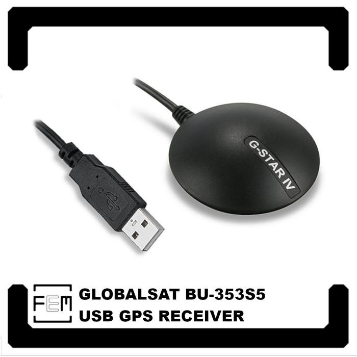 Jual Tracker Usb Gps Receiver - Globalsat Bu-353S4 - Black [ Ready ...