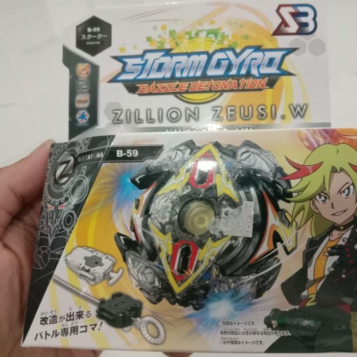 Jual Gasing | Beyblade Burst Replika Merek Sb Zillion Zeus Launcher Set ...