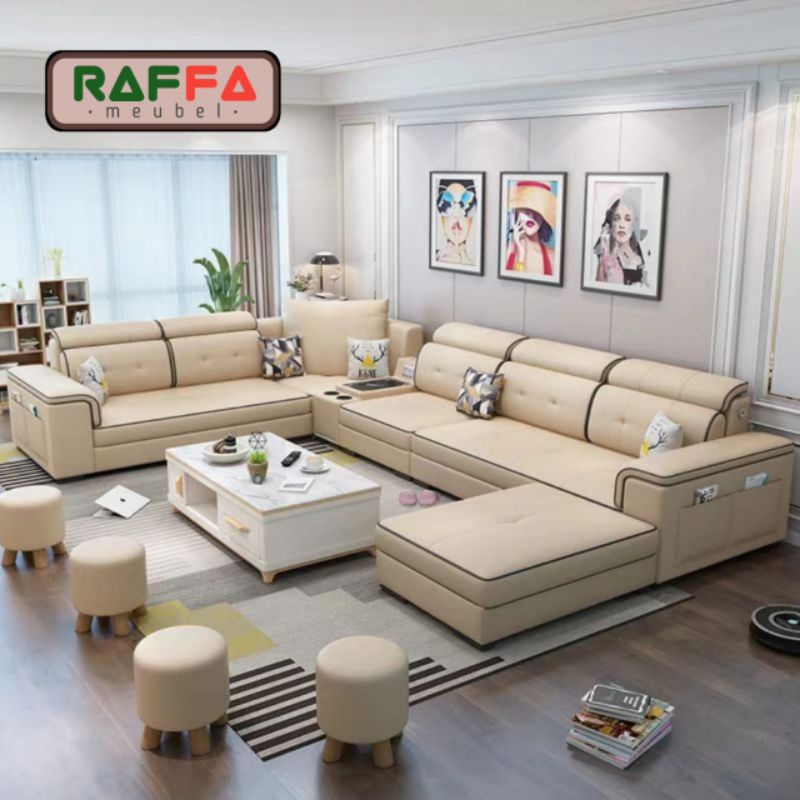 Jual U54 RAFFA MEUBEL - Sofa Letter U - Sofa Ruang Tamu - Sofa Ruang Keluarga - Sofa TV - Sofa ...